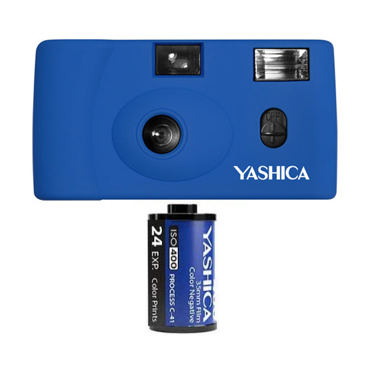 Blue YASHICA MF-1 Snapshot Art Camera – YashicaUSA